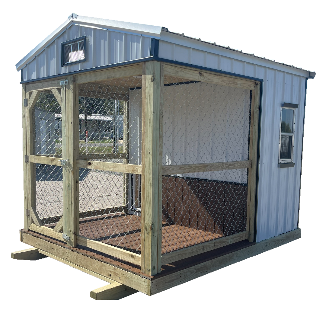 Cajun Kennel (sizes start at 8x10) – Eason Buildings